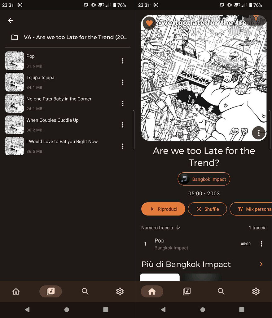 Compilation handling - Support - Symfonium support