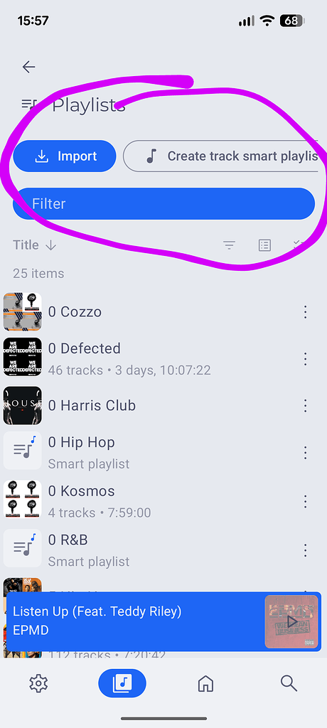 Sync Multiple Offline Playlist at once - Feature requests - Symfonium support