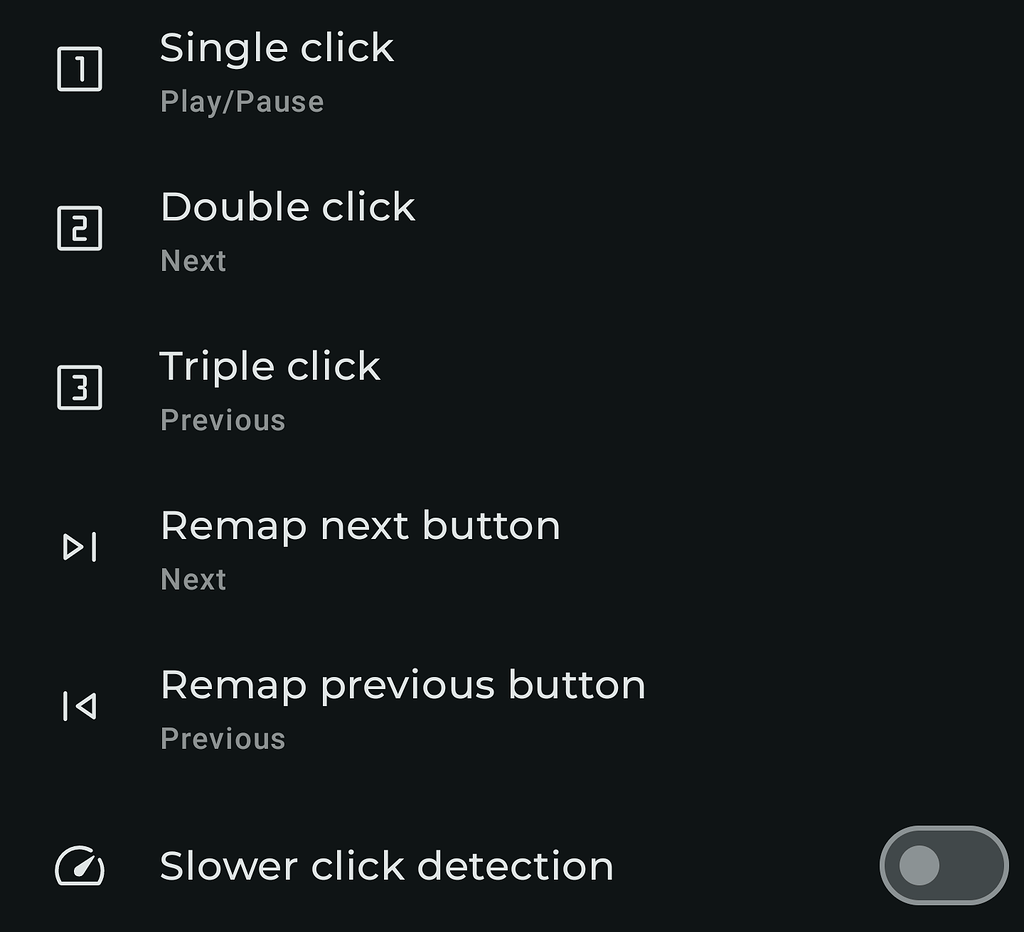 Settings - Playback - Headset buttons - Wiki - Symfonium support