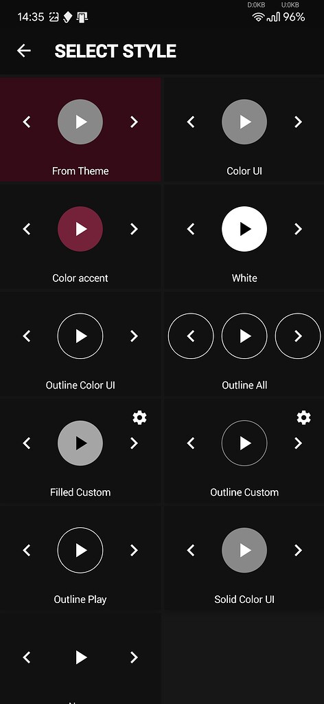 Custom playback control buttons - Feature requests - Symfonium support