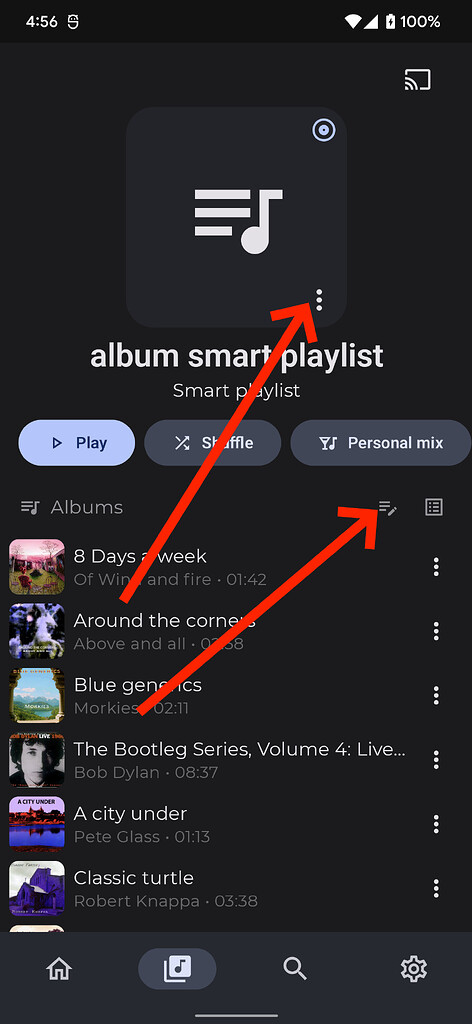 Smart playlists - Wiki - Symfonium support