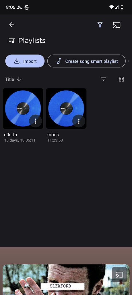 Now Playing Screen "artifact" - Support - Symfonium support