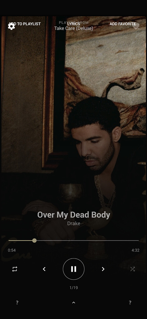 Full-Screen Album Art Now Playing Screen Style - Feature requests ...