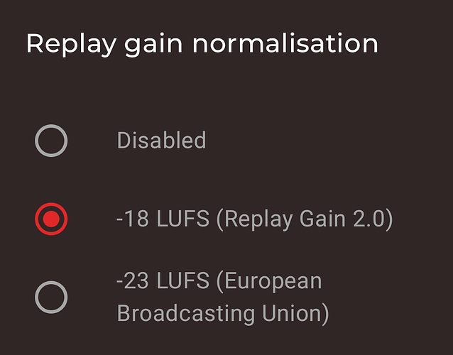 Replay gain support - Wiki - Symfonium support