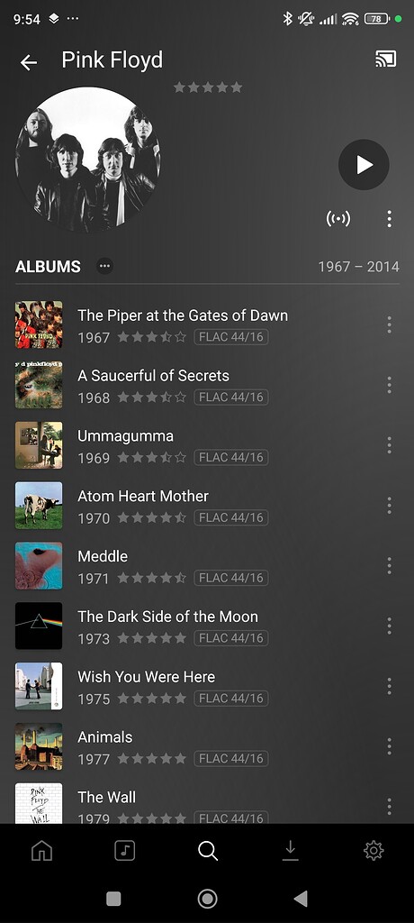 Set Album user rating from Symphonic app - Feature requests - Symfonium ...