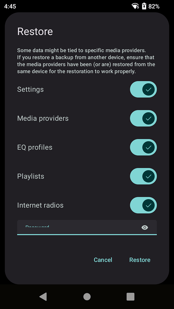 Password Field Not Displaying Text Support Symfonium Support